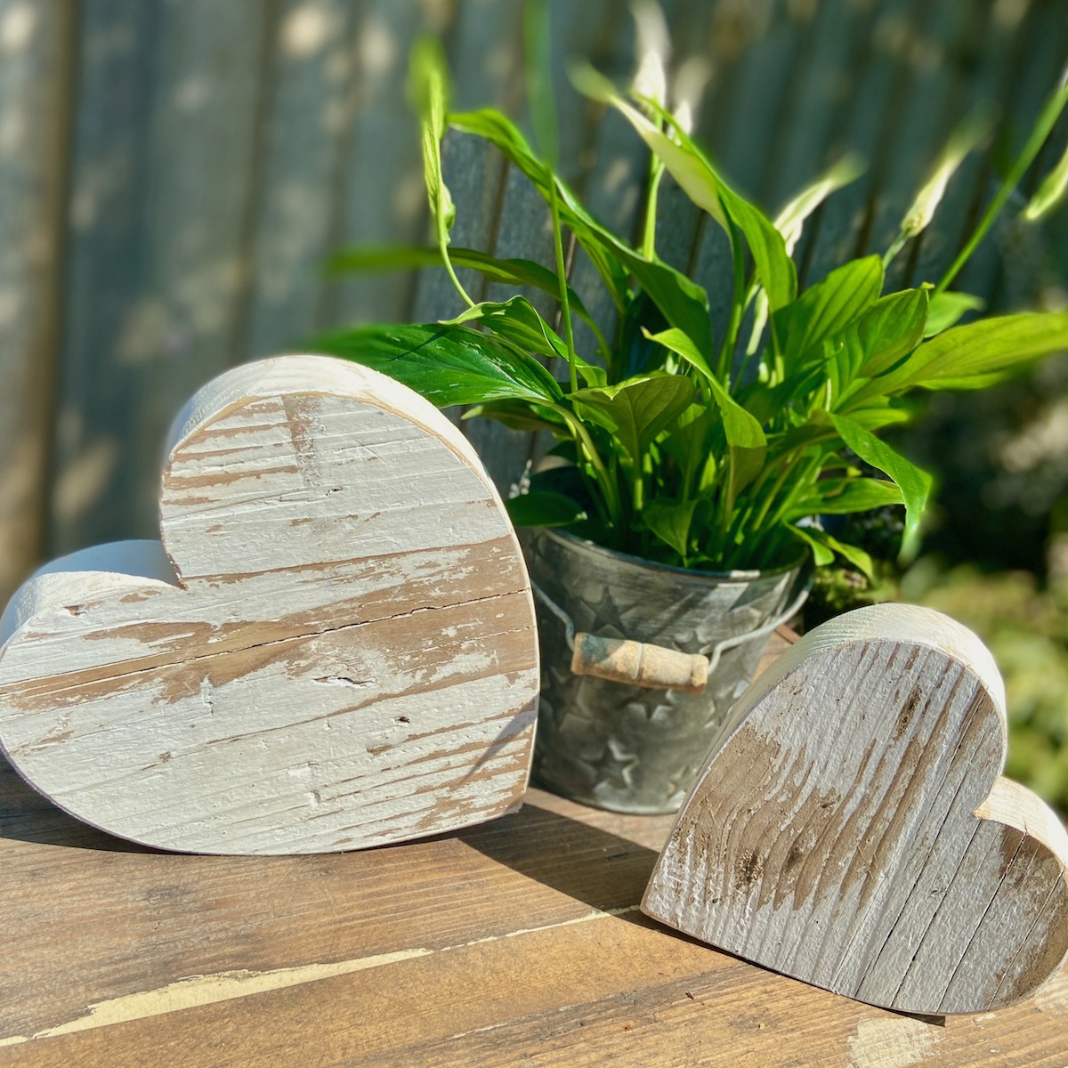 Wooden Standing Heart - Woodshed Living